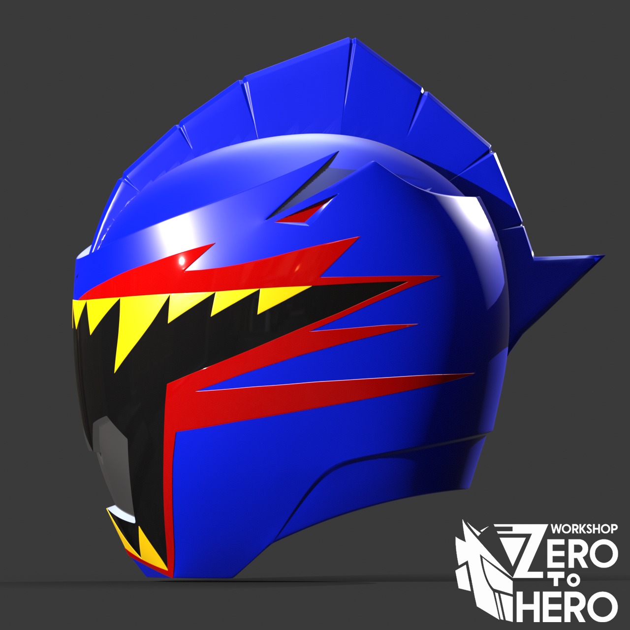 Power Rangers Dino Charge Talon-Deathryuger Helmet 3D model 3D ...
