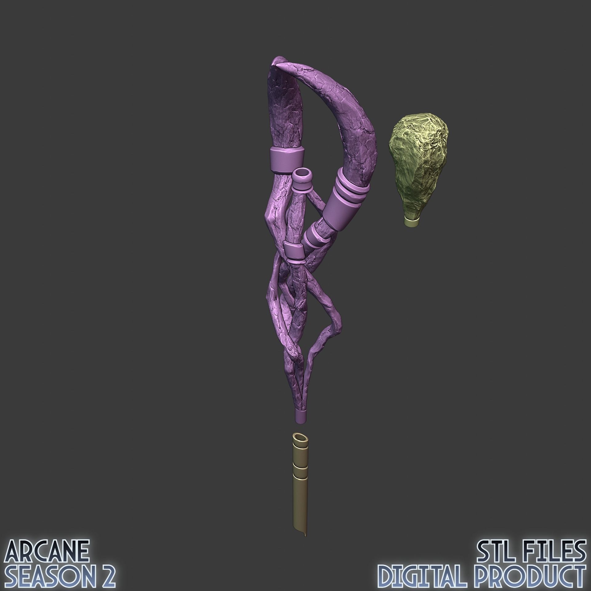 Lest Shimmer Cosplay Pipe Arcane League of Legends 3D model 3D ...