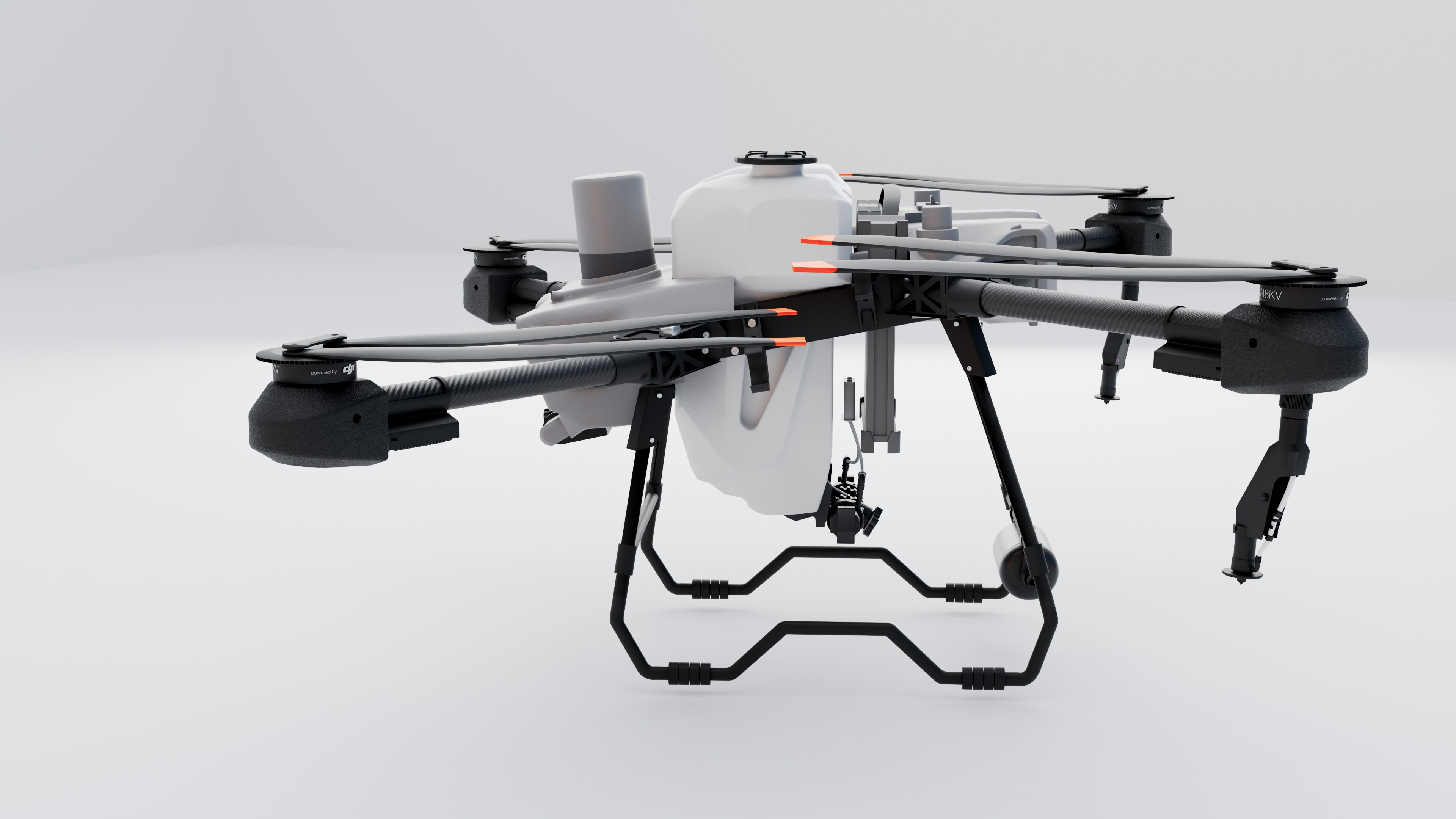 DJI Agras T25 3D model rigged | CGTrader
