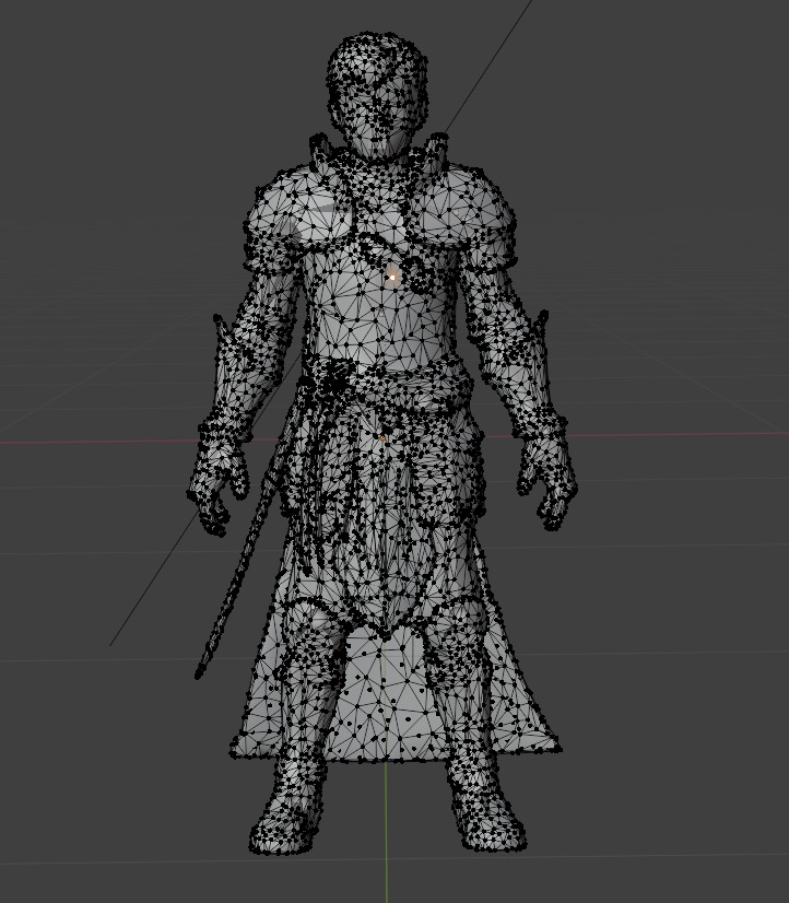 Young stylized knight free 3D model rigged | CGTrader