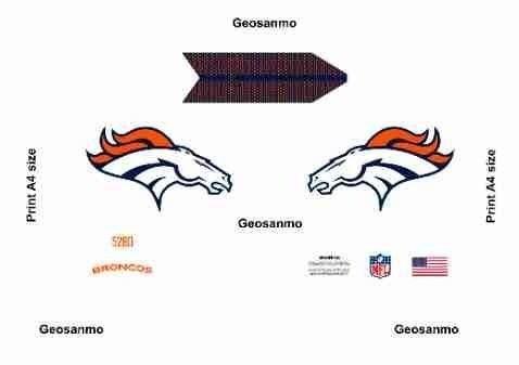 Printable High Resolution NFL Helmet Decals Pack 7 3D model 3D ...