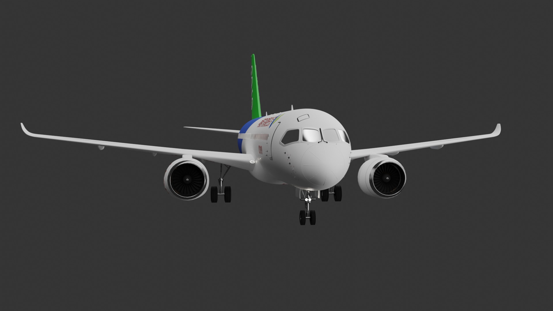 COMAC C919 3D model animated | CGTrader