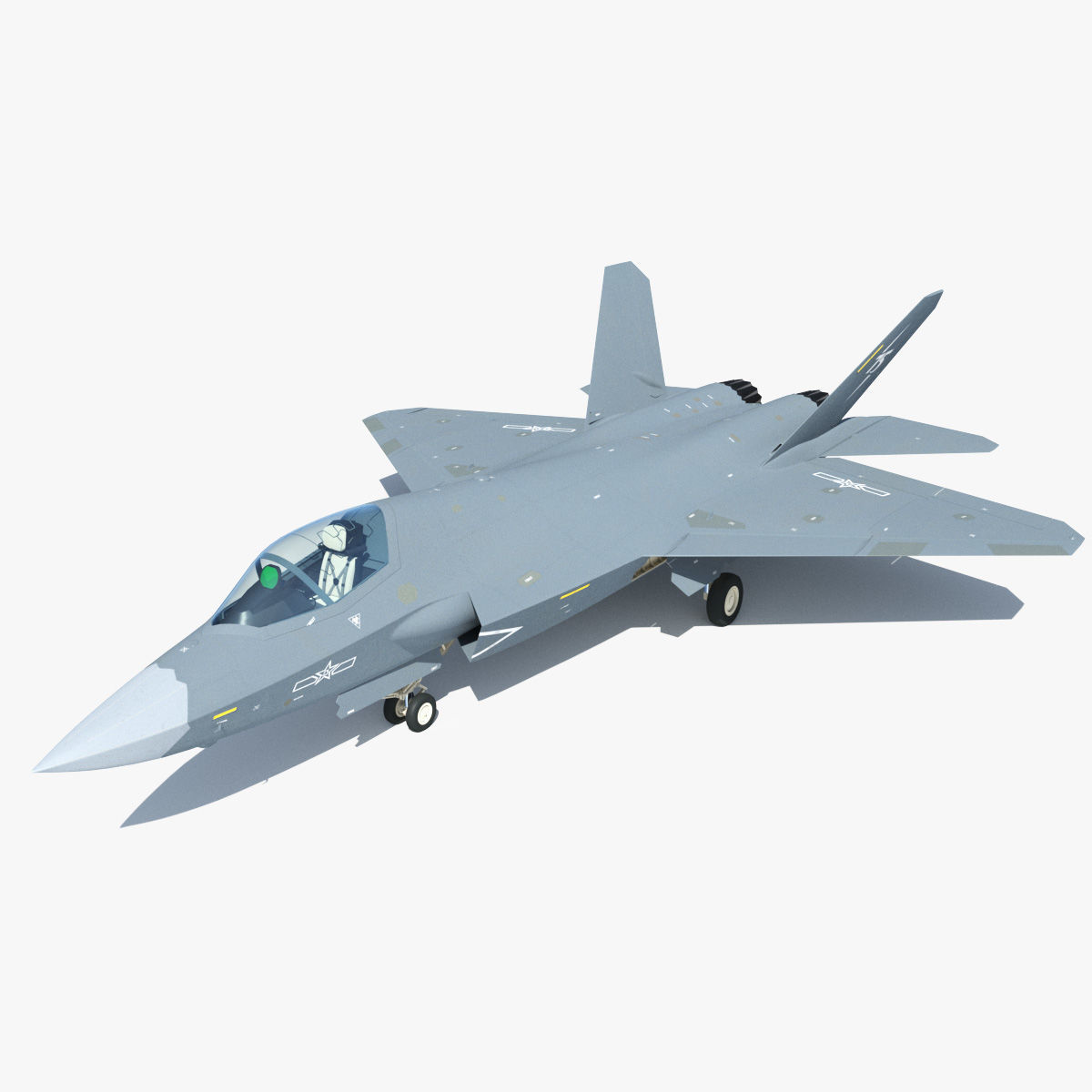 J-35A China International Aviation Aerospace Exhibition 3D model | CGTrader