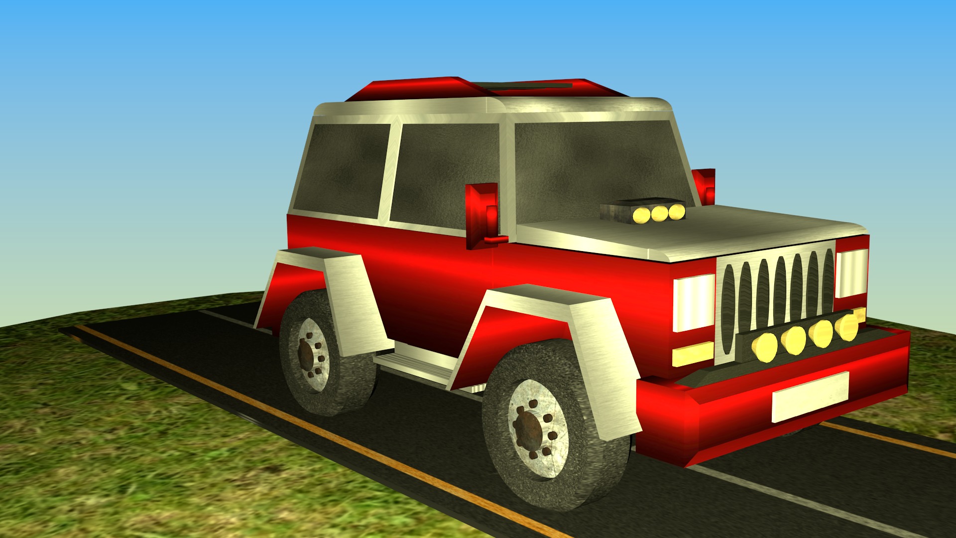 3D model Indian Jeep Type 2 VR / AR / low-poly | CGTrader