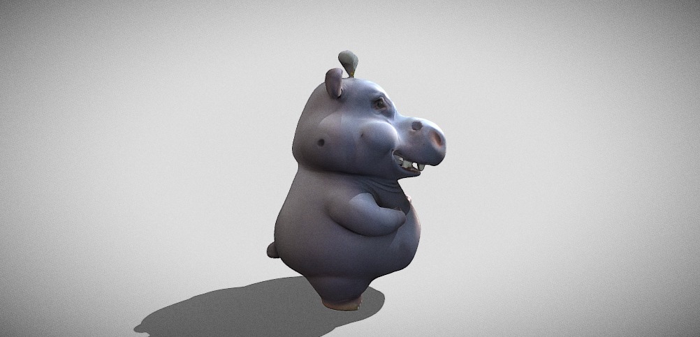 cartoon MooDeng 3D model 3D printable | CGTrader