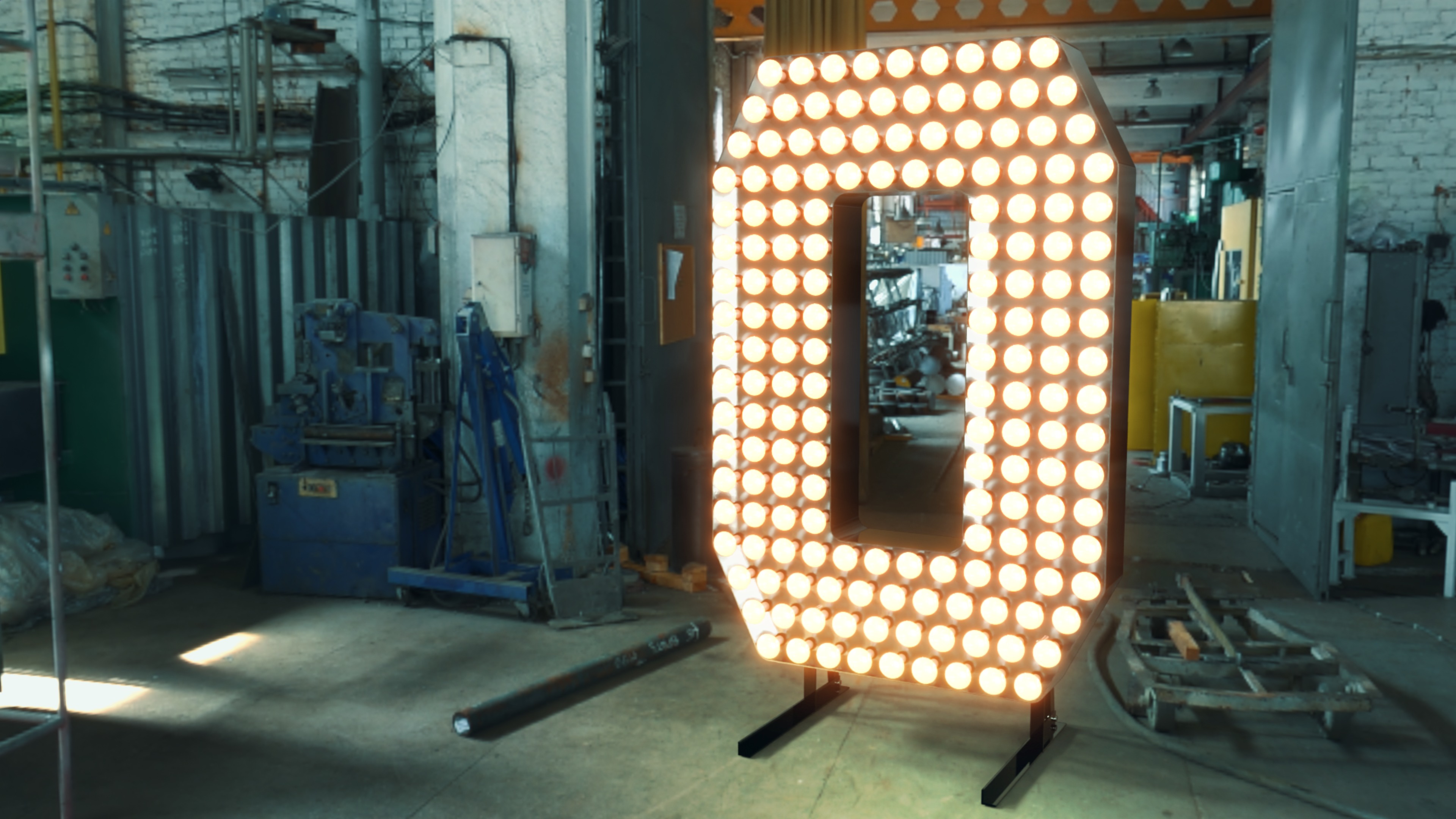 Times Square New Years Eve Numerals 3D model | CGTrader