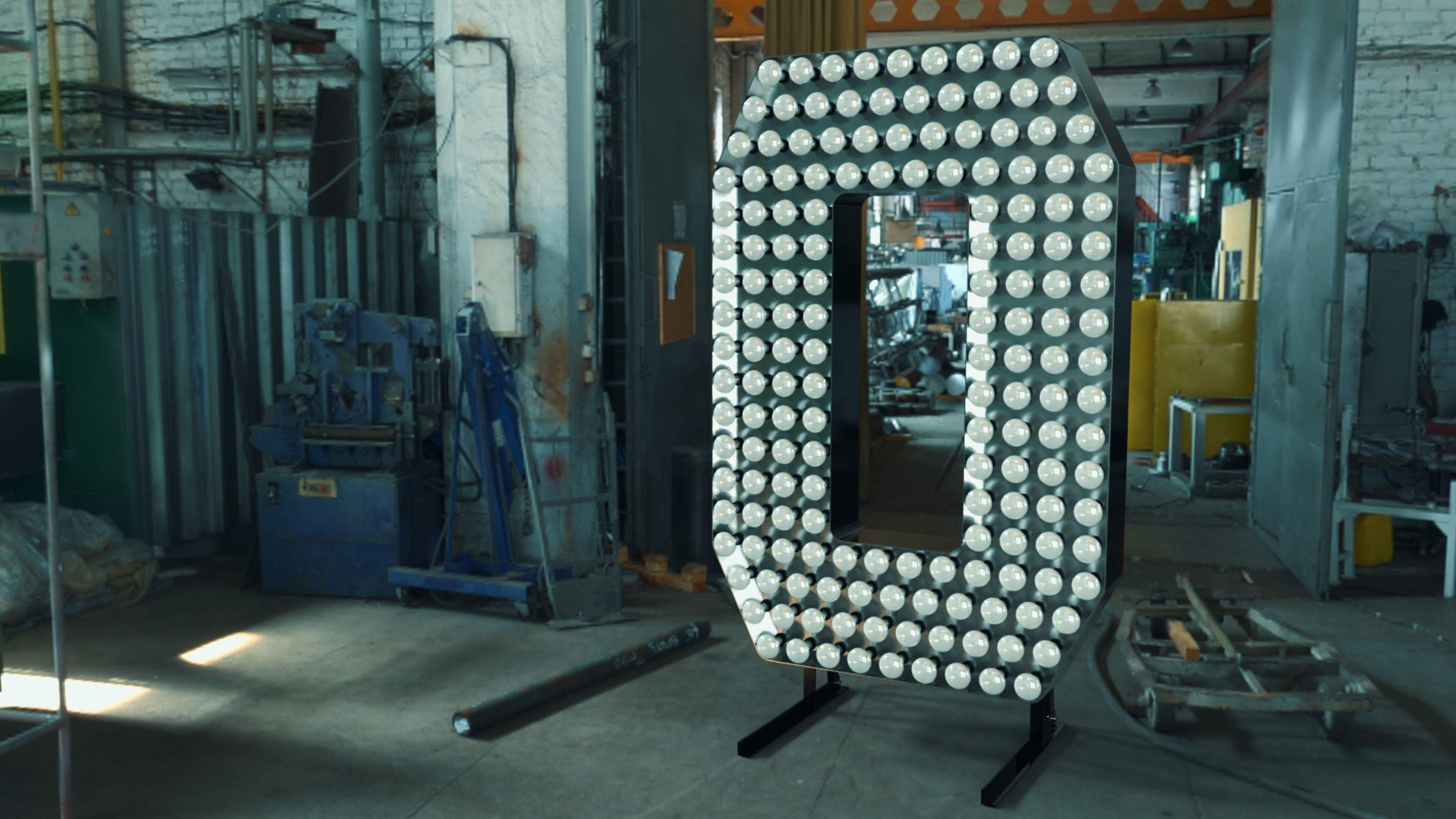 Times Square New Years Eve Numerals 3D model | CGTrader