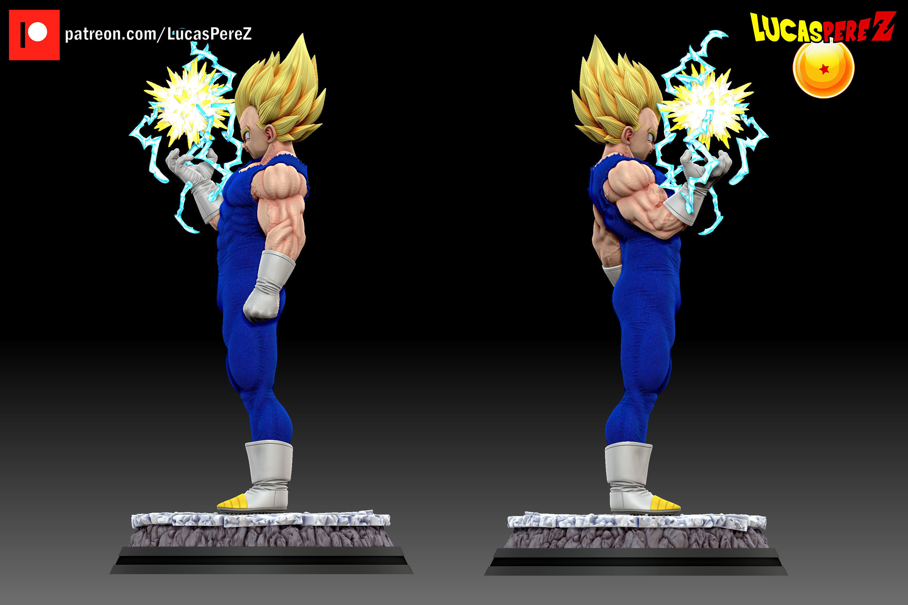 MAJIN VEGETA 3D model 3D printable | CGTrader