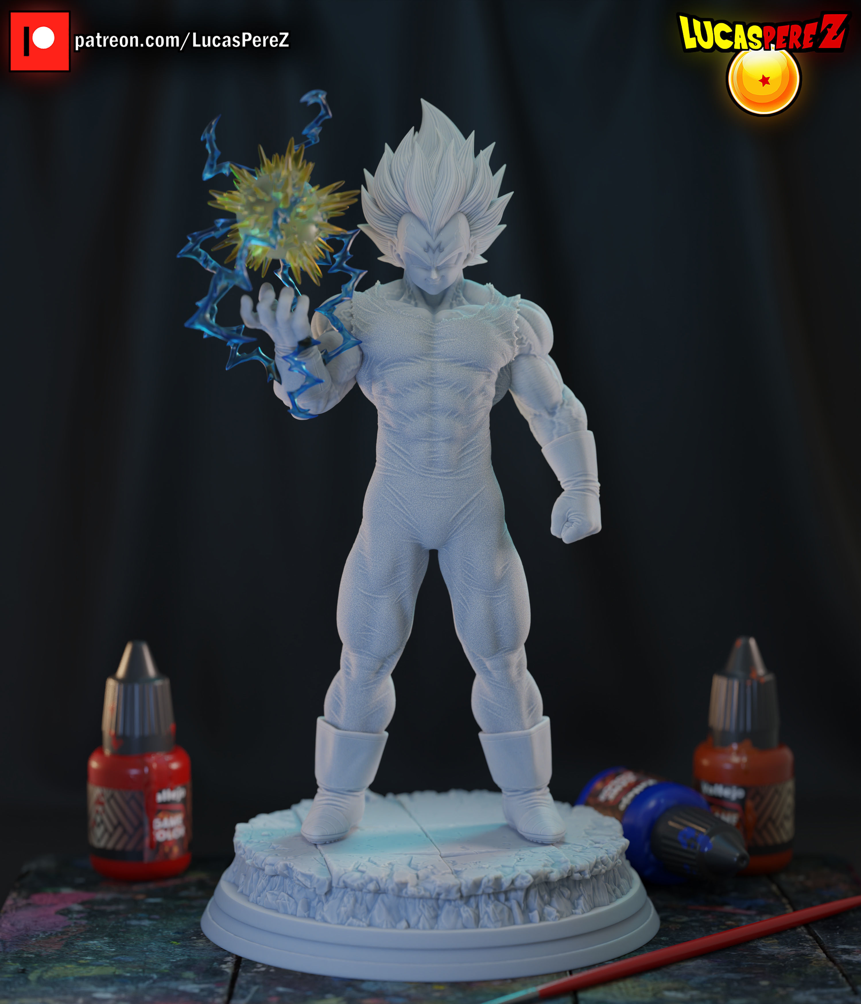 MAJIN VEGETA 3D model 3D printable | CGTrader