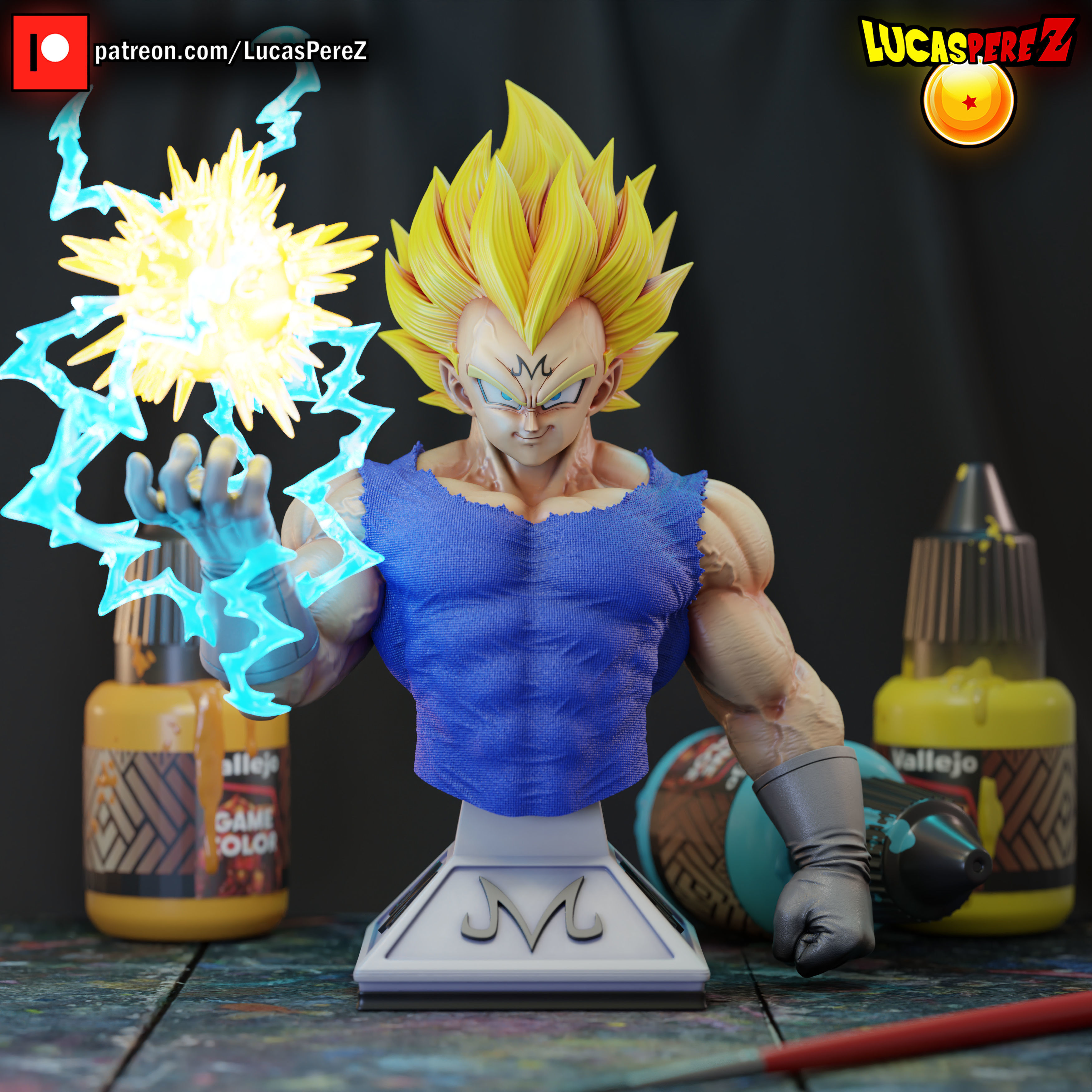 MAJIN VEGETA 3D model 3D printable | CGTrader