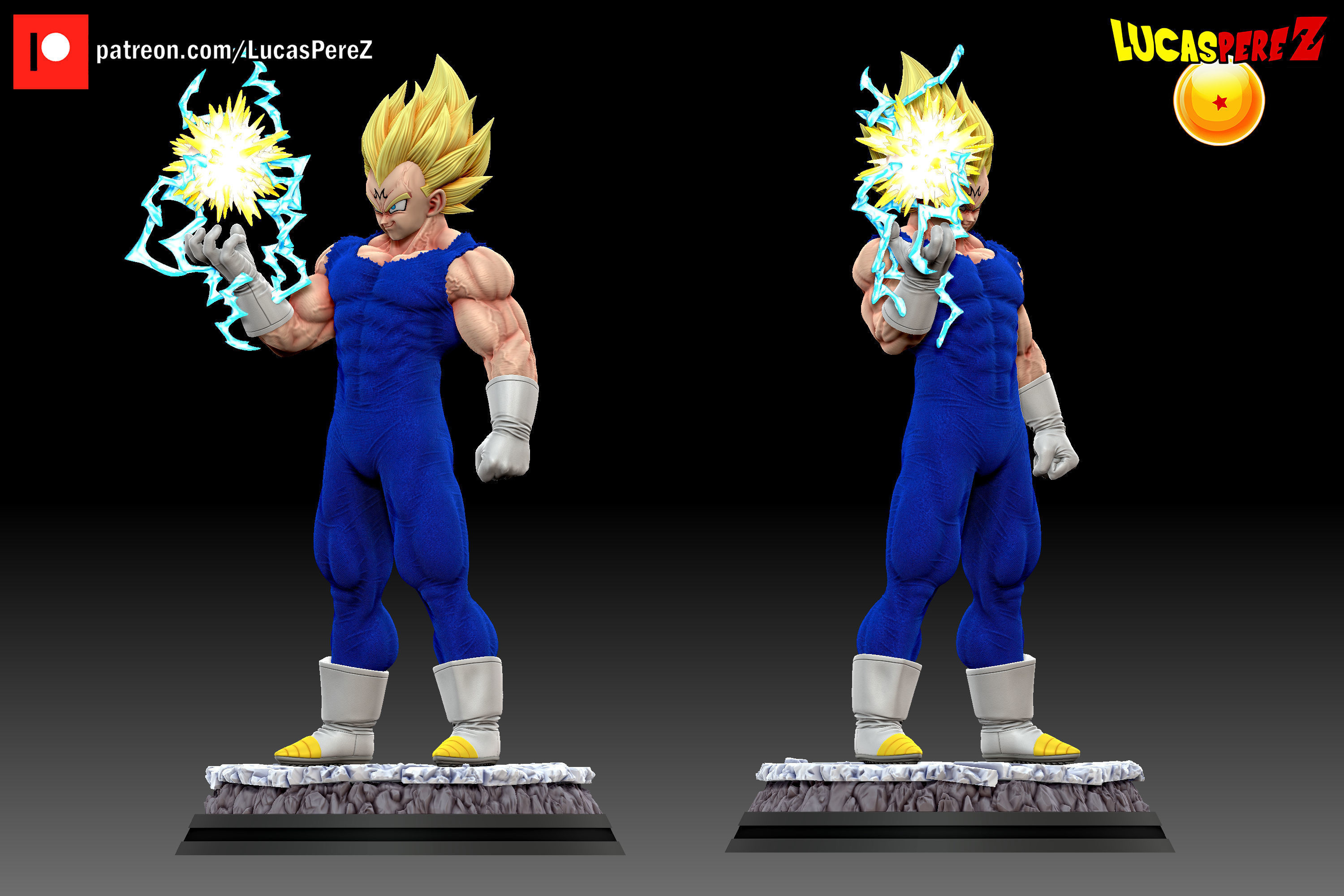 MAJIN VEGETA 3D model 3D printable | CGTrader