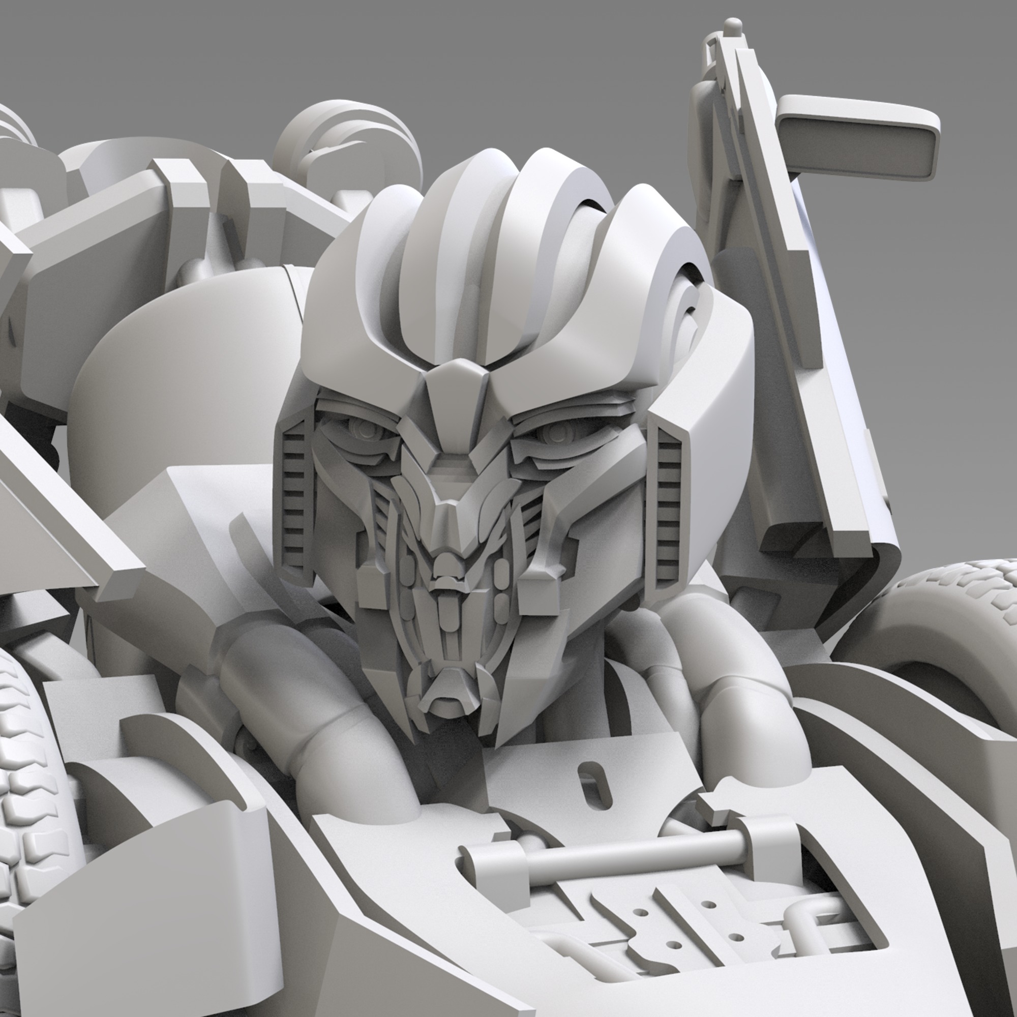 Transformers Bumblebee Decepticon Dropkick 3D print model 3D model 3D ...