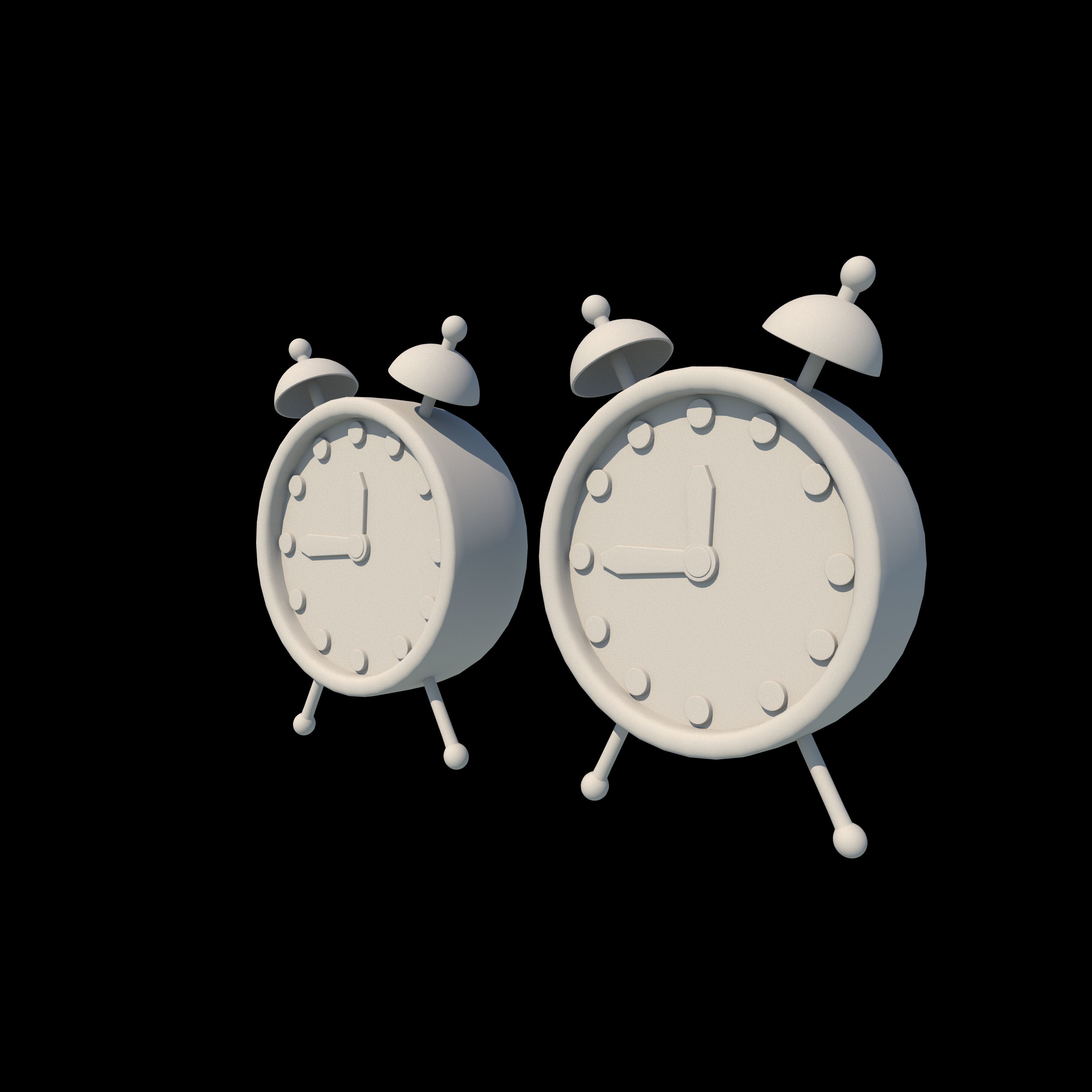 Alarm Clock 3D model animated | CGTrader