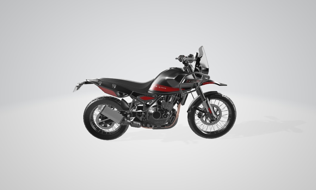Royal Enfield Himalayan 450 Rally 3D Model 3D model | CGTrader
