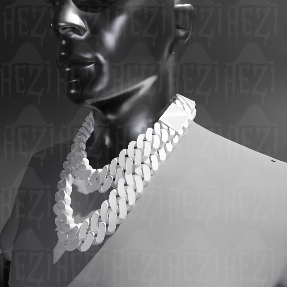 Double Cuban Chain Template GTA 5 3D model 3D model | CGTrader