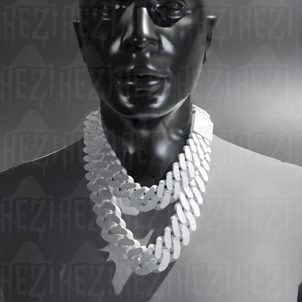 Double Cuban Chain Template GTA 5 3D model 3D model | CGTrader