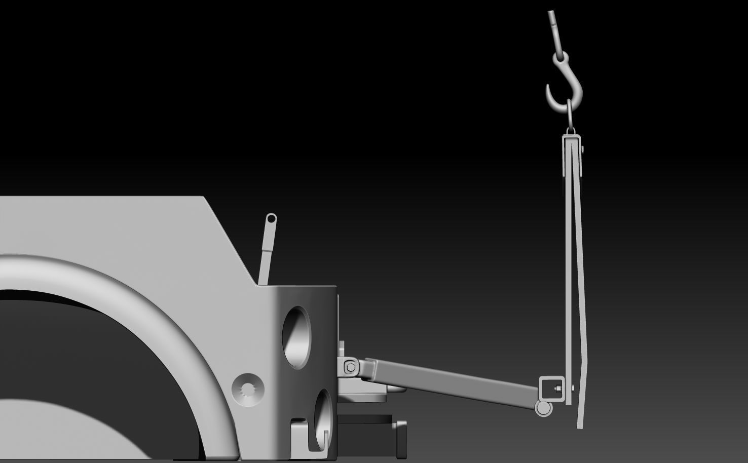 24th scale Tow Bed for 3D Printing 3D model 3D printable | CGTrader