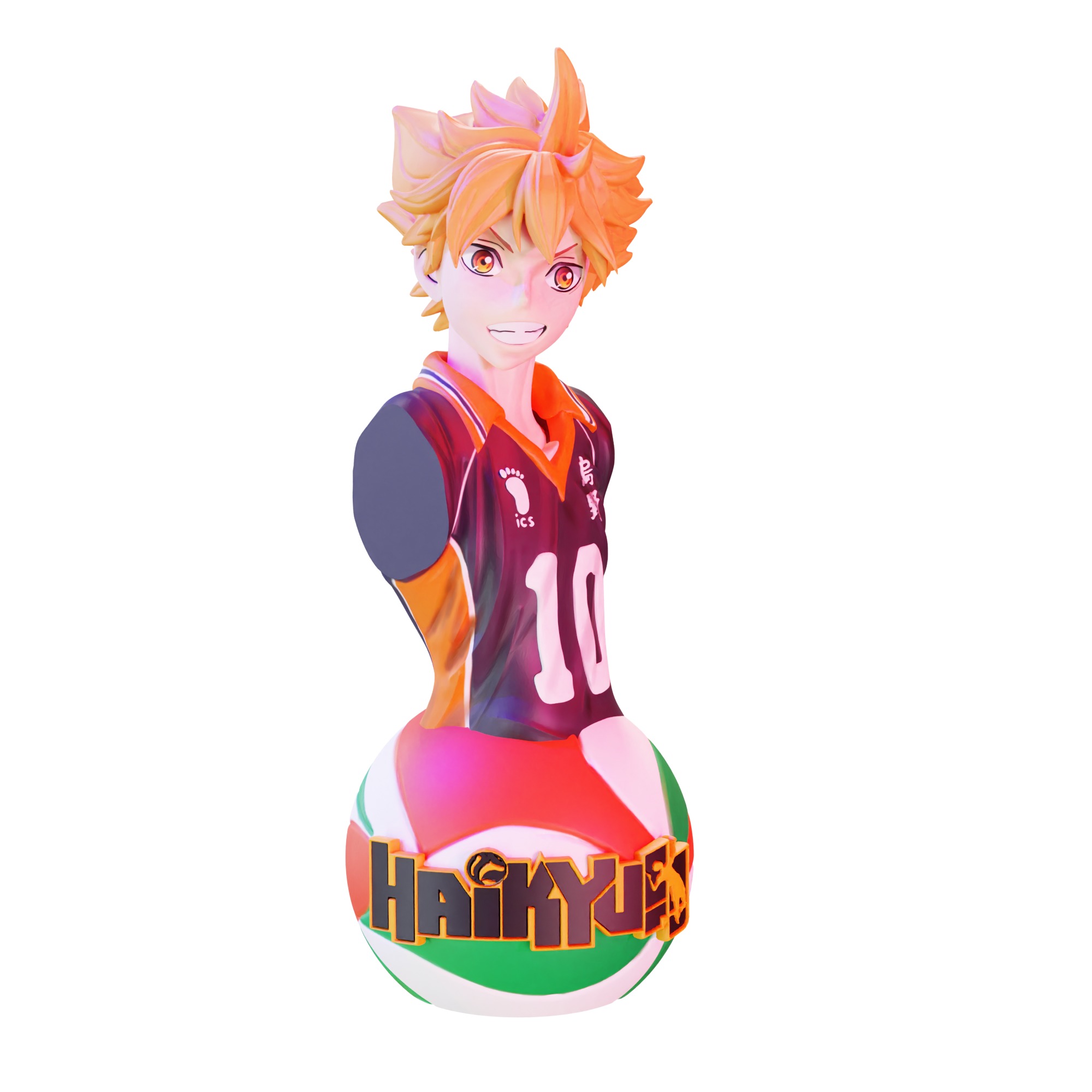 Hinata Shoyo - Haikyuu 3D model 3D printable | CGTrader