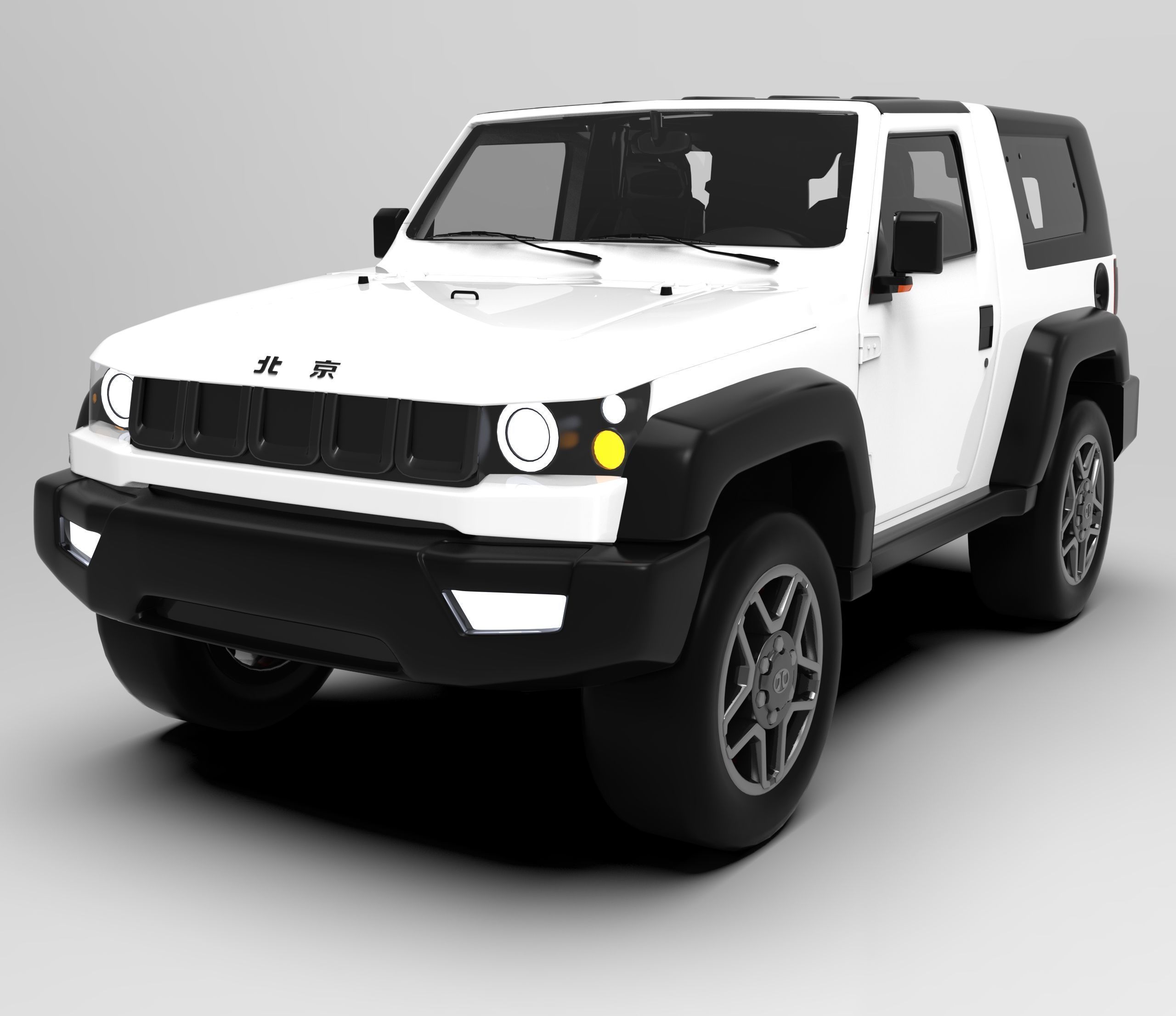 BAIC BJ40 free 3D model | CGTrader