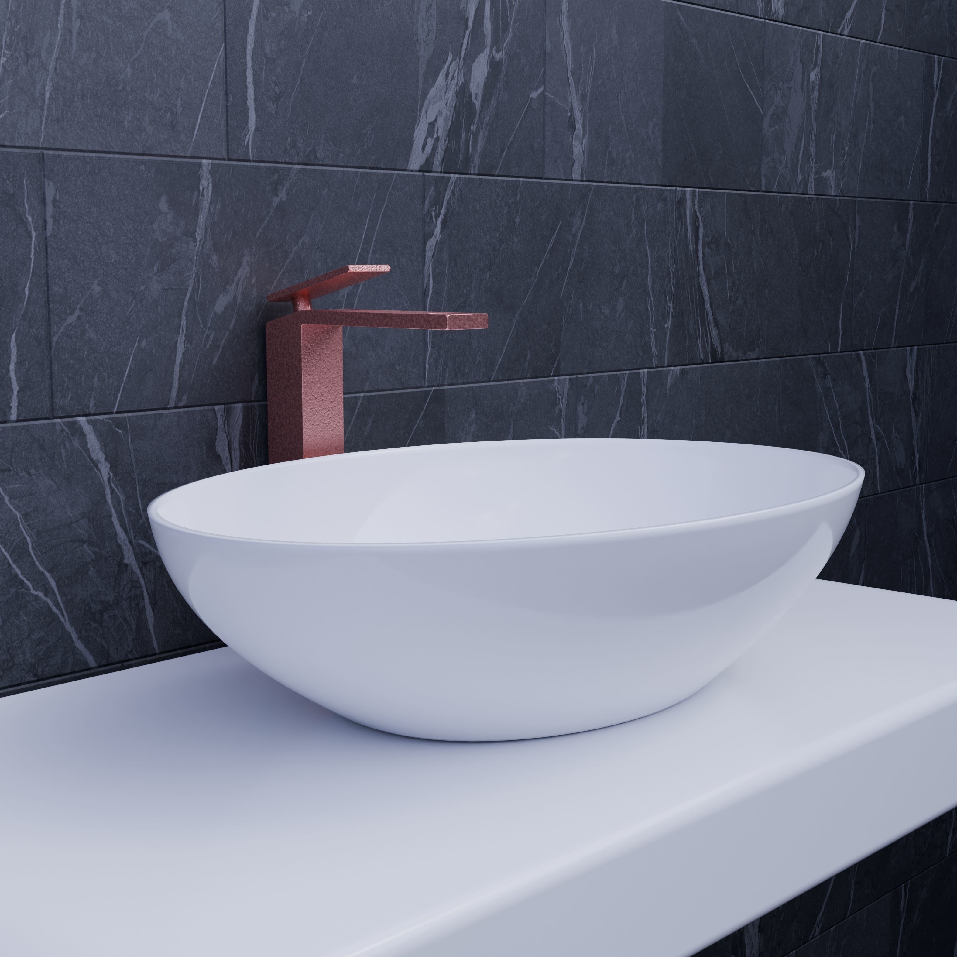 Abstract Bathroom Modern SInk Cabinet free 3D model | CGTrader