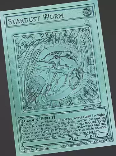 Stardust Wurm - yu-gi-oh free 3D model 3D printable | CGTrader