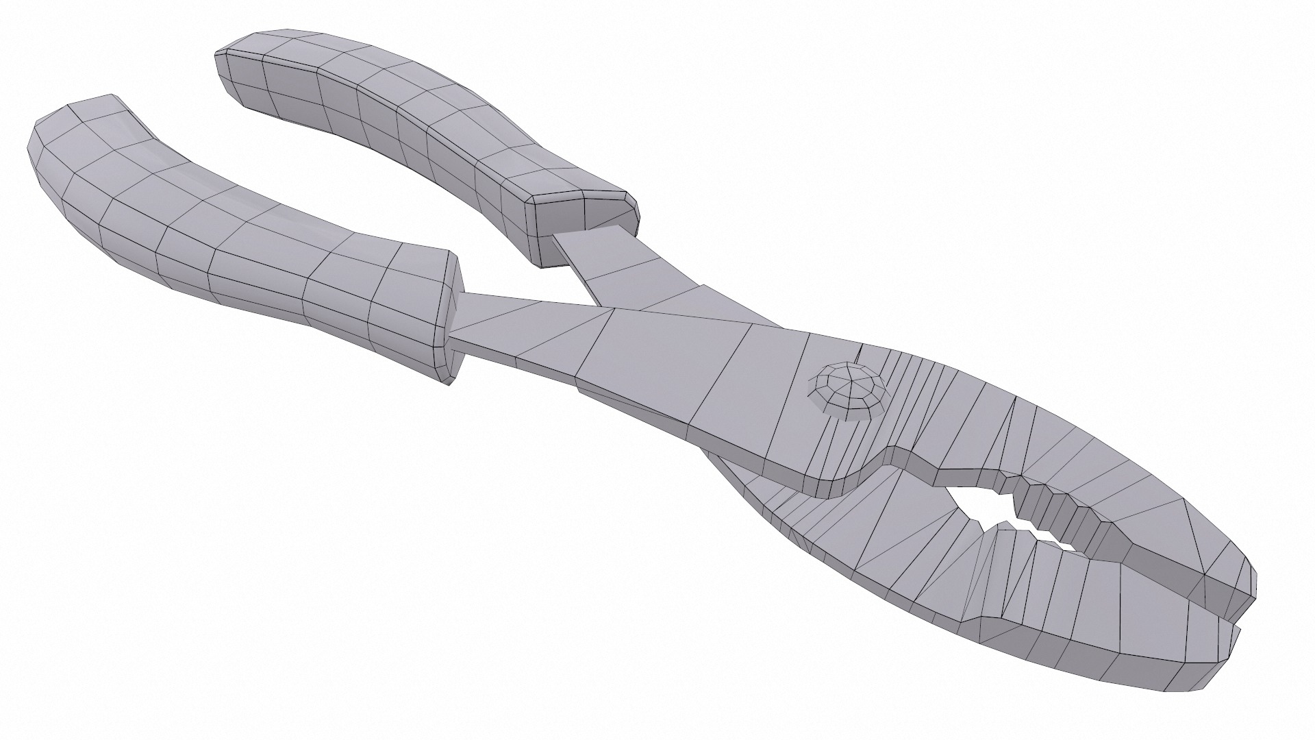 3D model Slip Joint Plier Low Poly VR / AR / low-poly | CGTrader