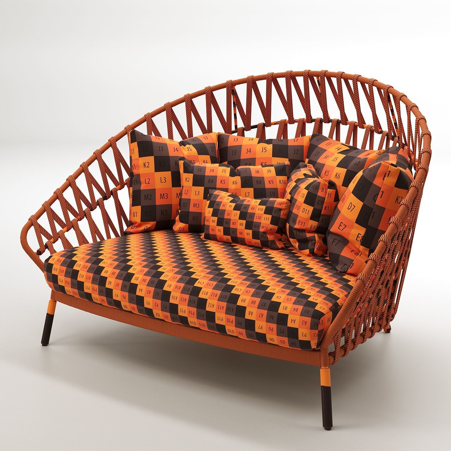 Day Bed Emma Cross 3D model | CGTrader