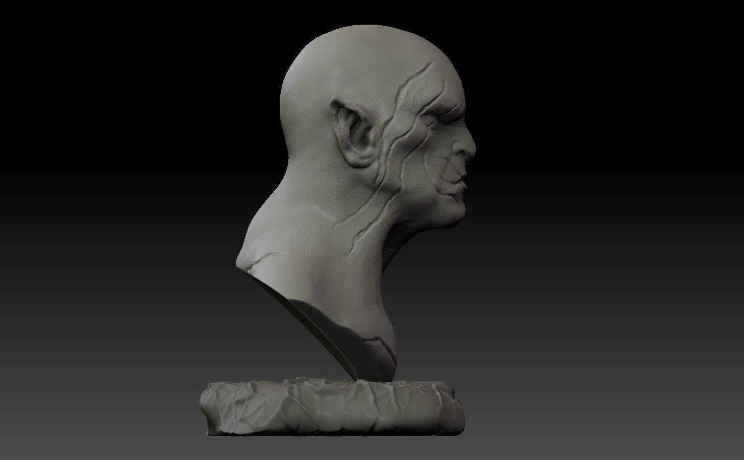 3D Printable Azog Bust - Iconic Villain from The Hobbit Universe 3D ...