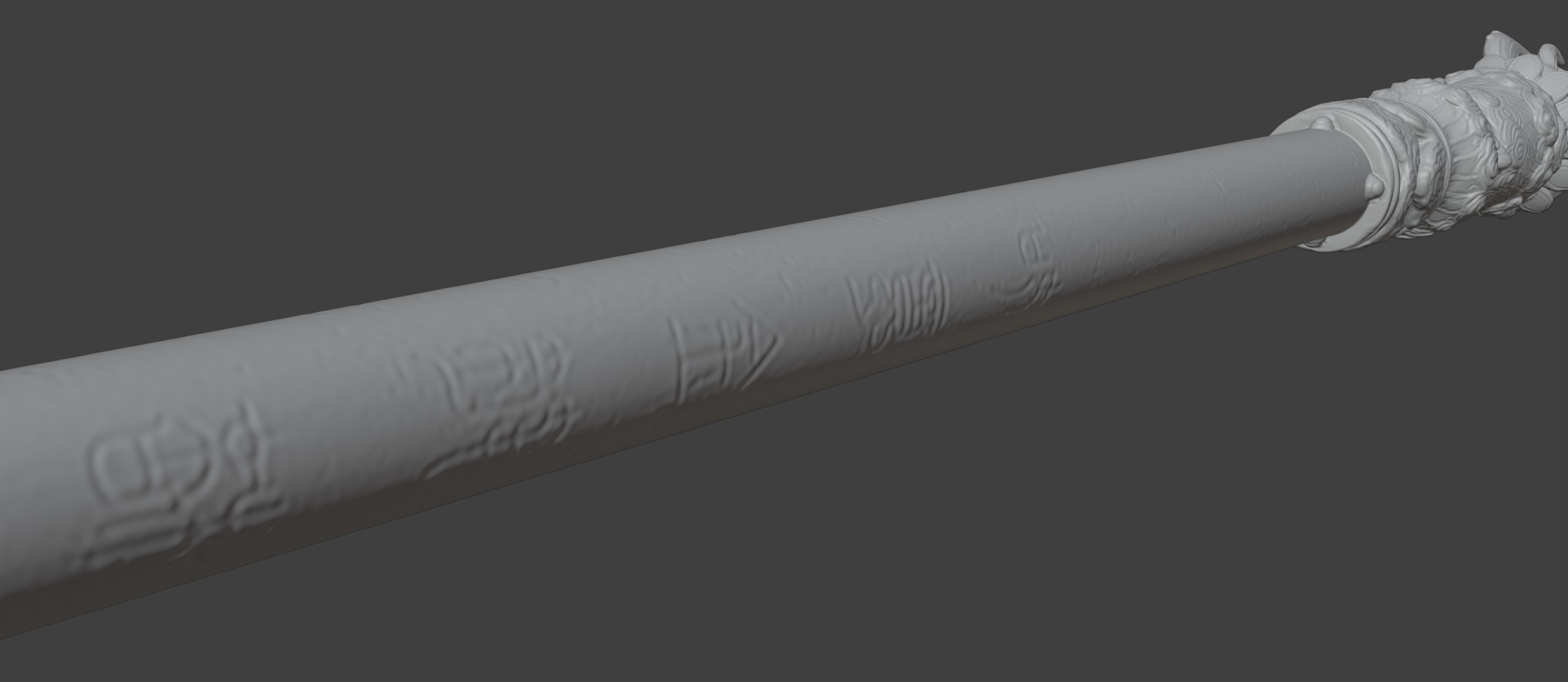 Ruyi jingu bang - Sun Wukong staff - Black Myth Wukong 3D model 3D ...