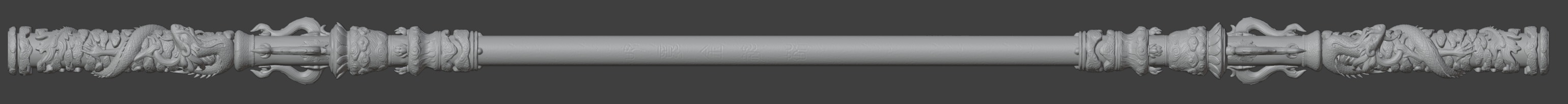 Ruyi jingu bang - Sun Wukong staff - Black Myth Wukong 3D model 3D ...