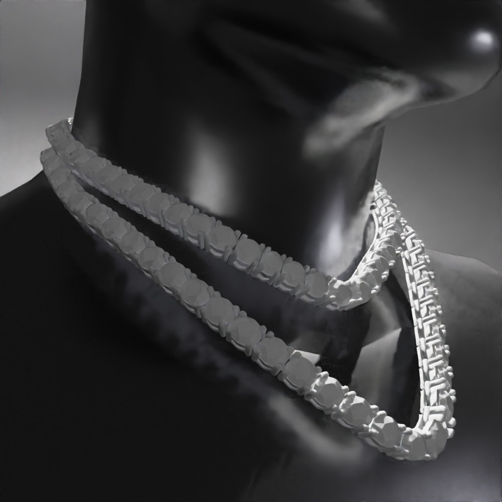 Diamond Cut Chain Template GTA 5 3D model free 3D model | CGTrader