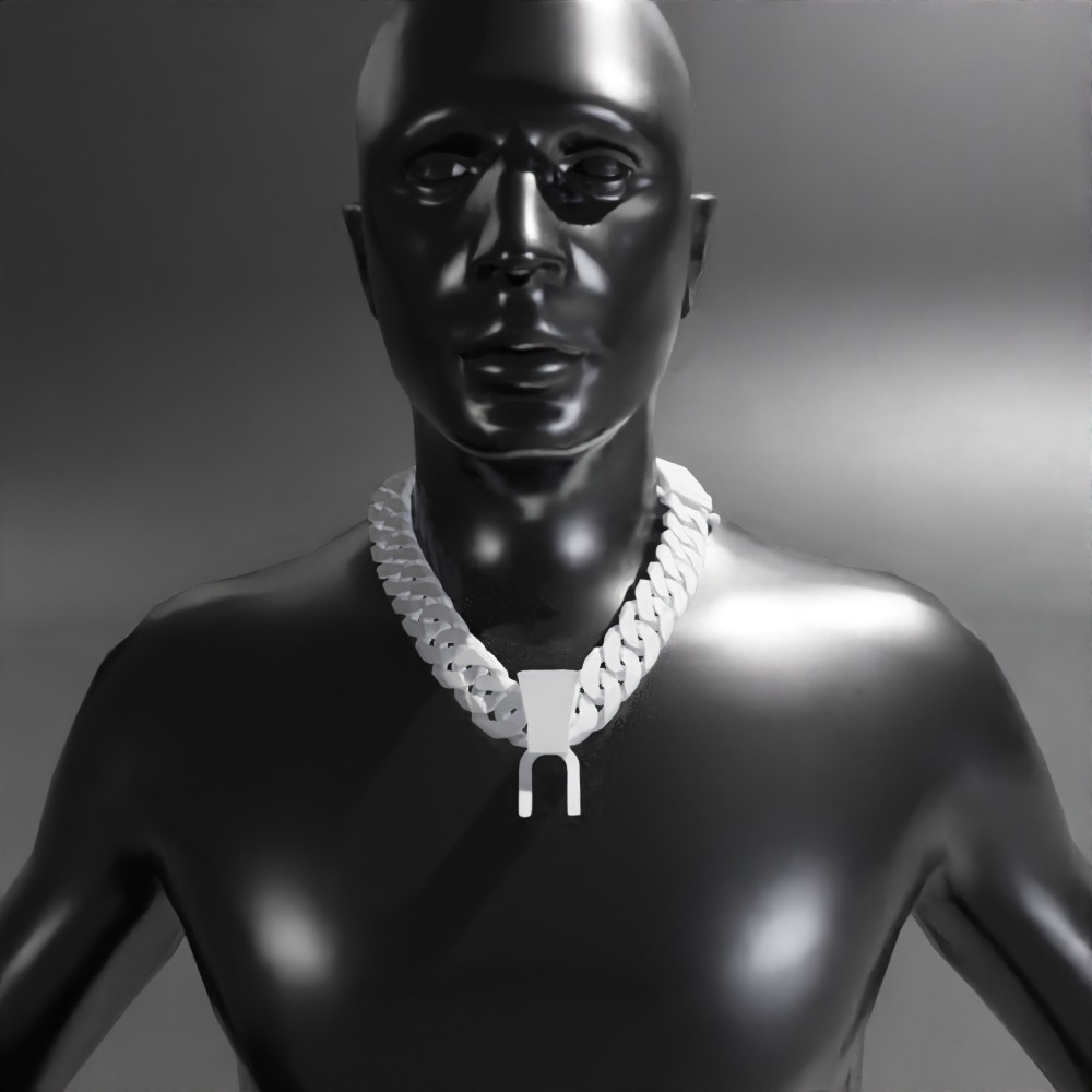 Thick Cuban Chain Template GTA 5 FIVEM 3D model 3D model | CGTrader