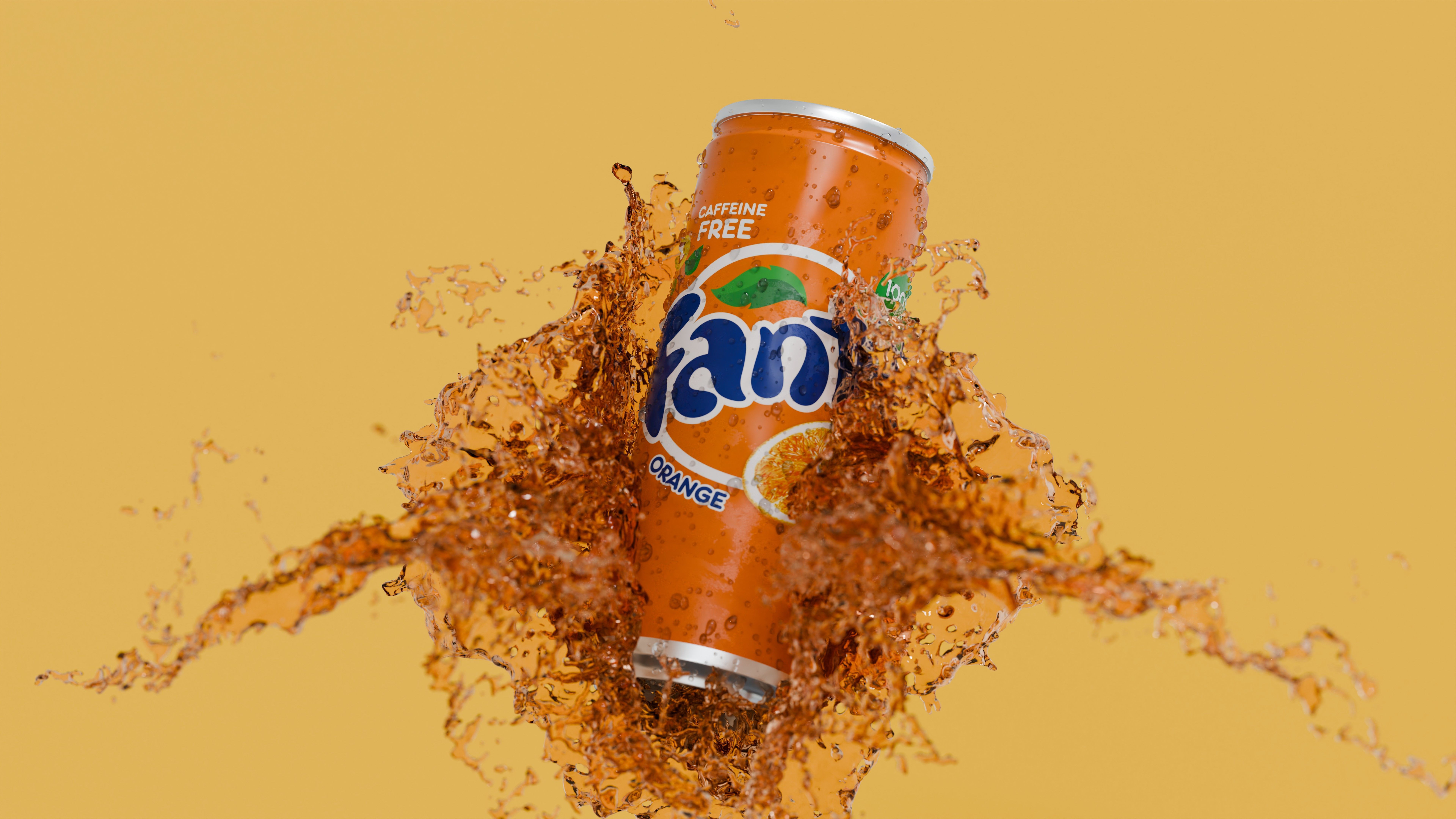 Fanta Drink Can 3D Model Very Realistic Model free 3D model | CGTrader