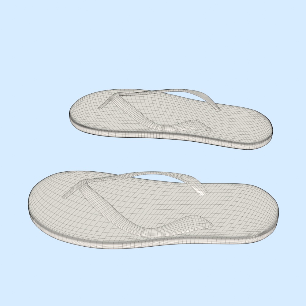 Flip-Flops free VR / AR / low-poly 3D model | CGTrader