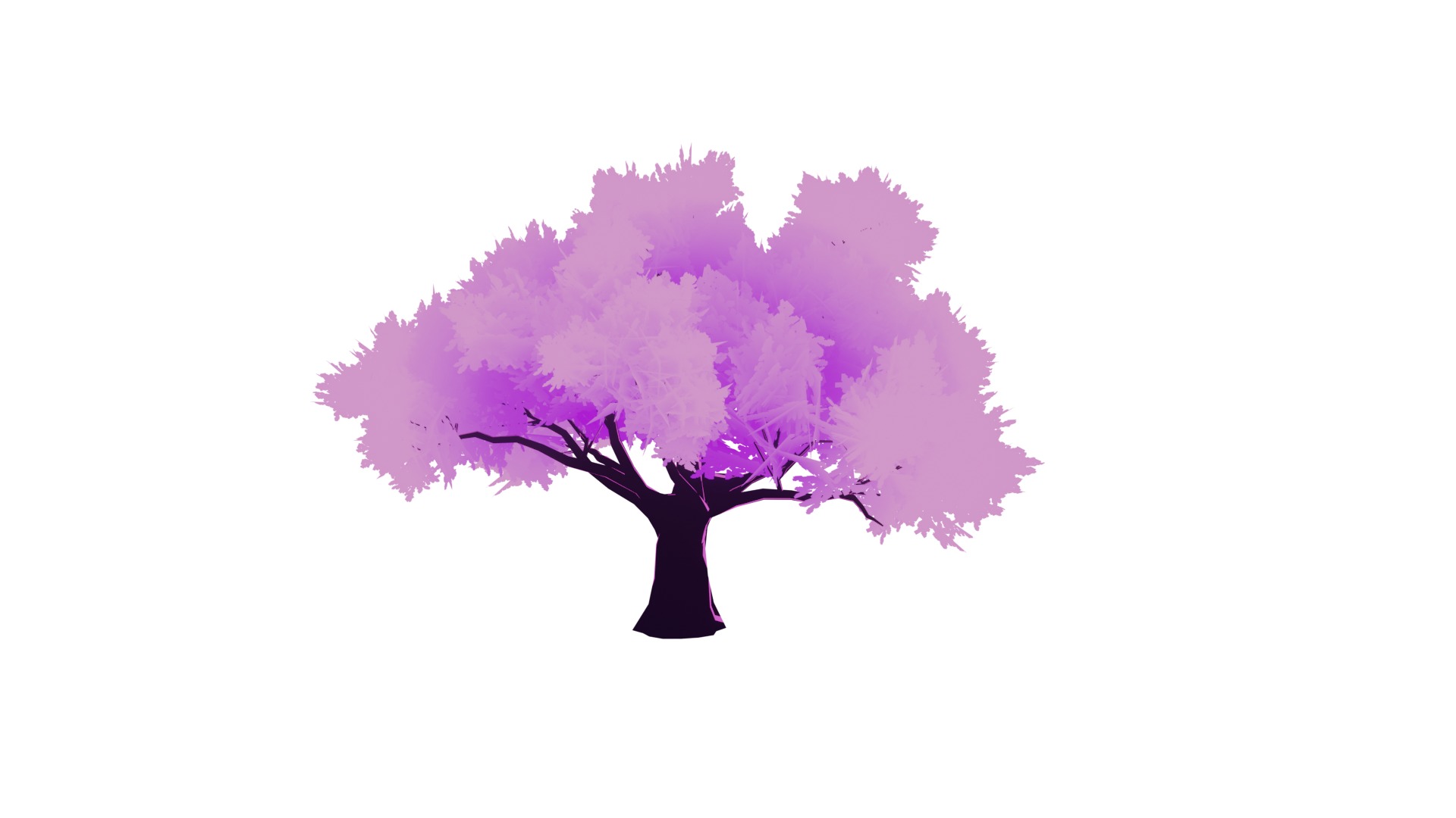 Pastel Tree share for FREE free 3D model | CGTrader