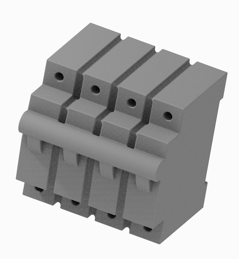 Electrical Modular MCB 3D model 3D printable | CGTrader