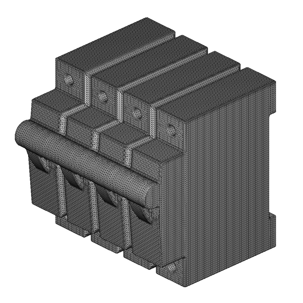 Electrical Modular MCB 3D model 3D printable | CGTrader