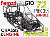 Ferrari 250 GTO Chassis Frame Undercarriage - Engine Pack Bundle 3D ...