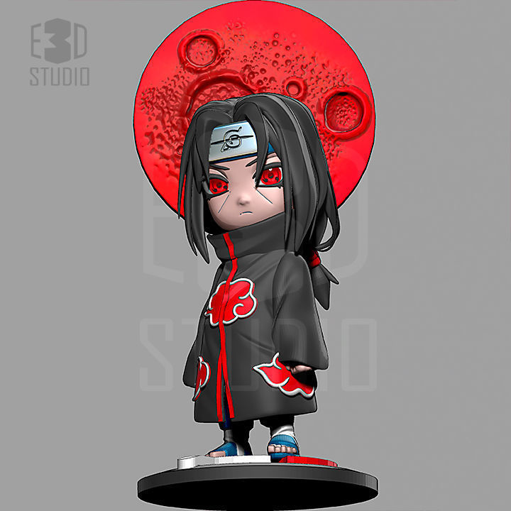 ITACHI UCHIHA - CHIBI 3D model 3D printable | CGTrader