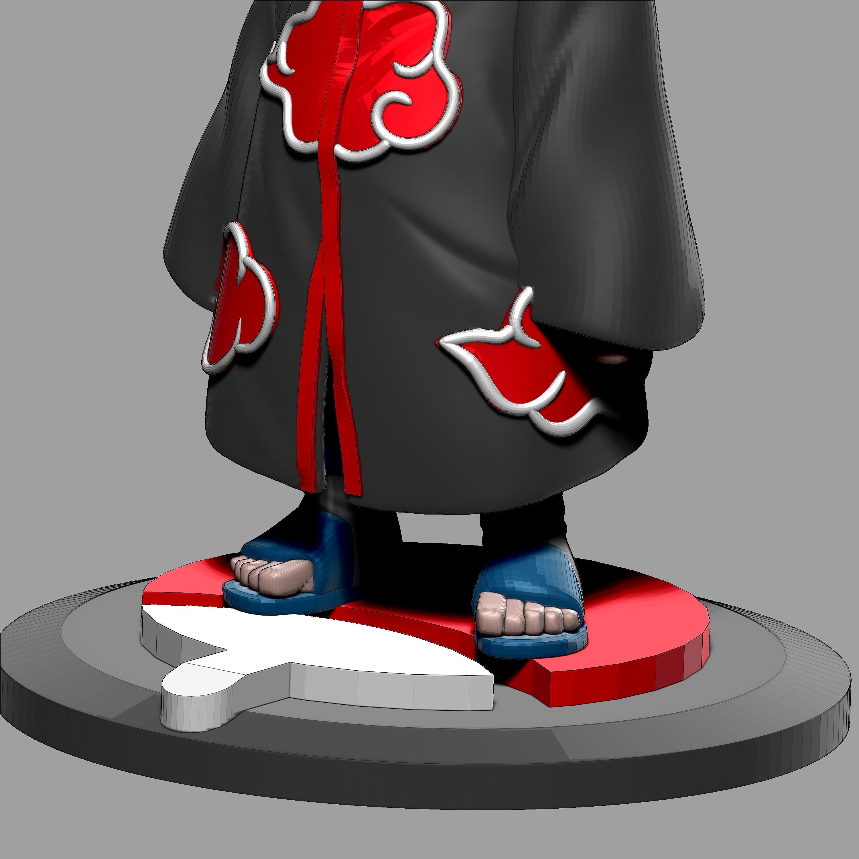 ITACHI UCHIHA - CHIBI 3D model 3D printable | CGTrader