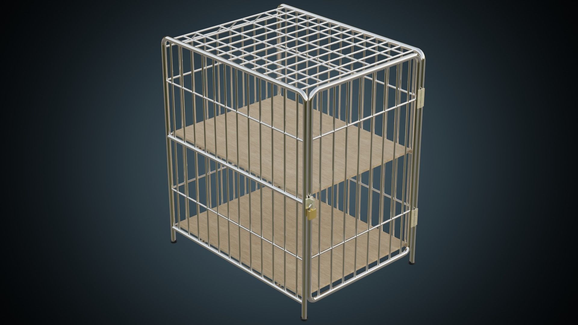 3D model Cage 2 Basic VR / AR / low-poly | CGTrader