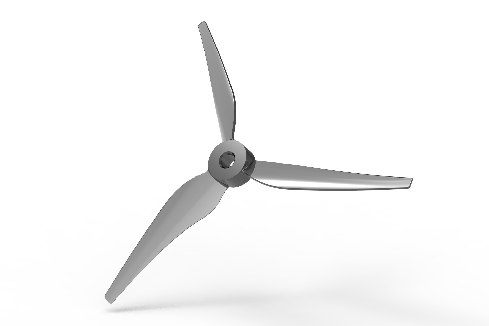 Drone propeller 5 inch 3 blade free 3D model | CGTrader