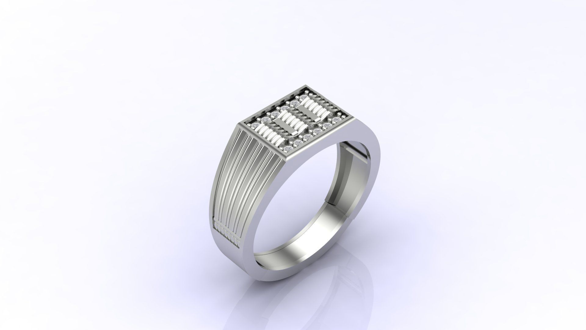 605 Gents Rings Models Bulk Collection STL 3DM Diamond Models 3D model ...