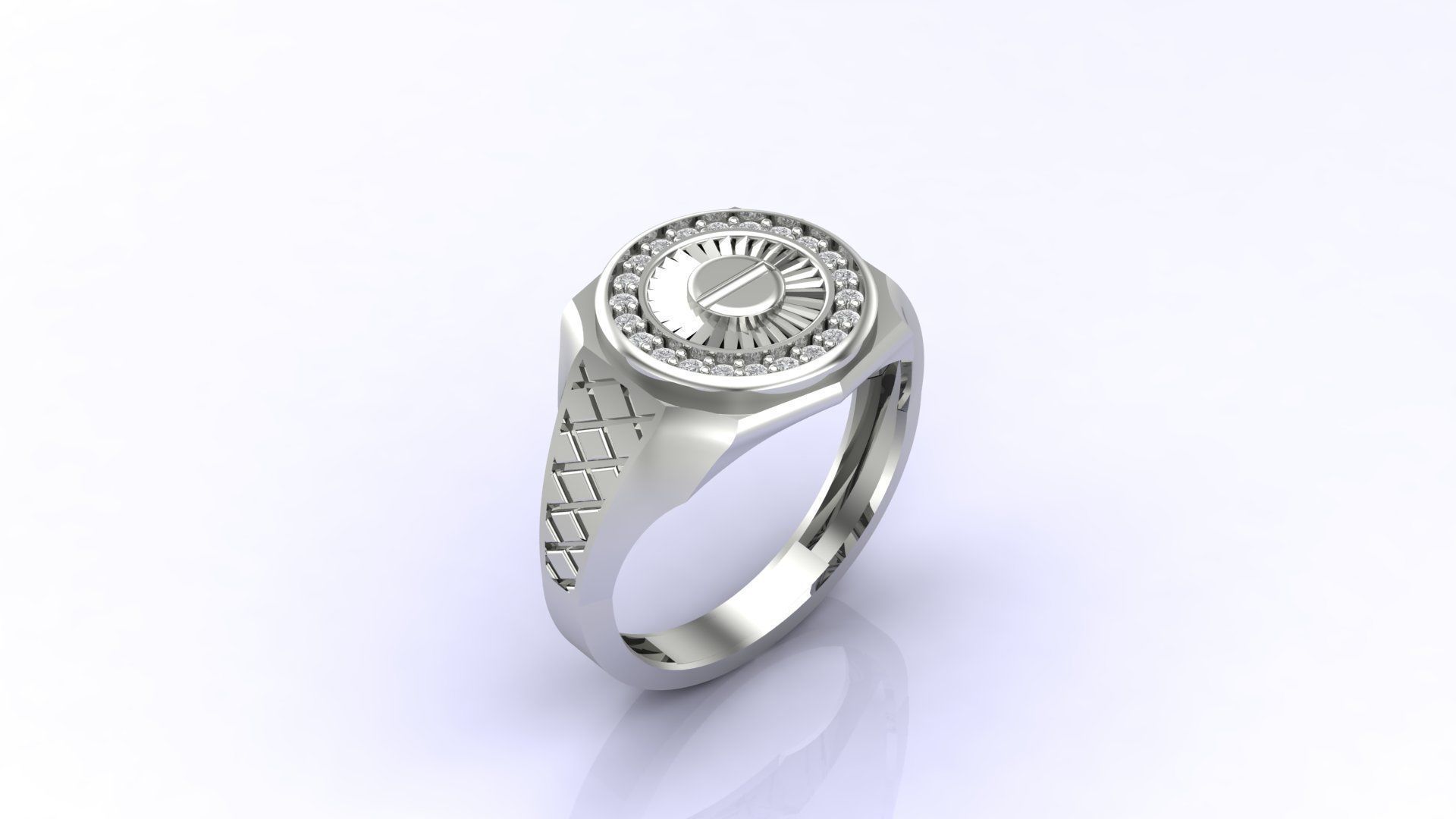 605 Gents Rings Models Bulk Collection STL 3DM Diamond Models 3D model ...