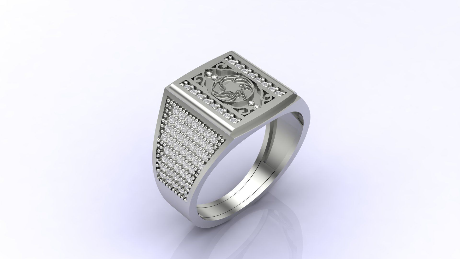 605 Gents Rings Models Bulk Collection STL 3DM Diamond Models 3D model ...