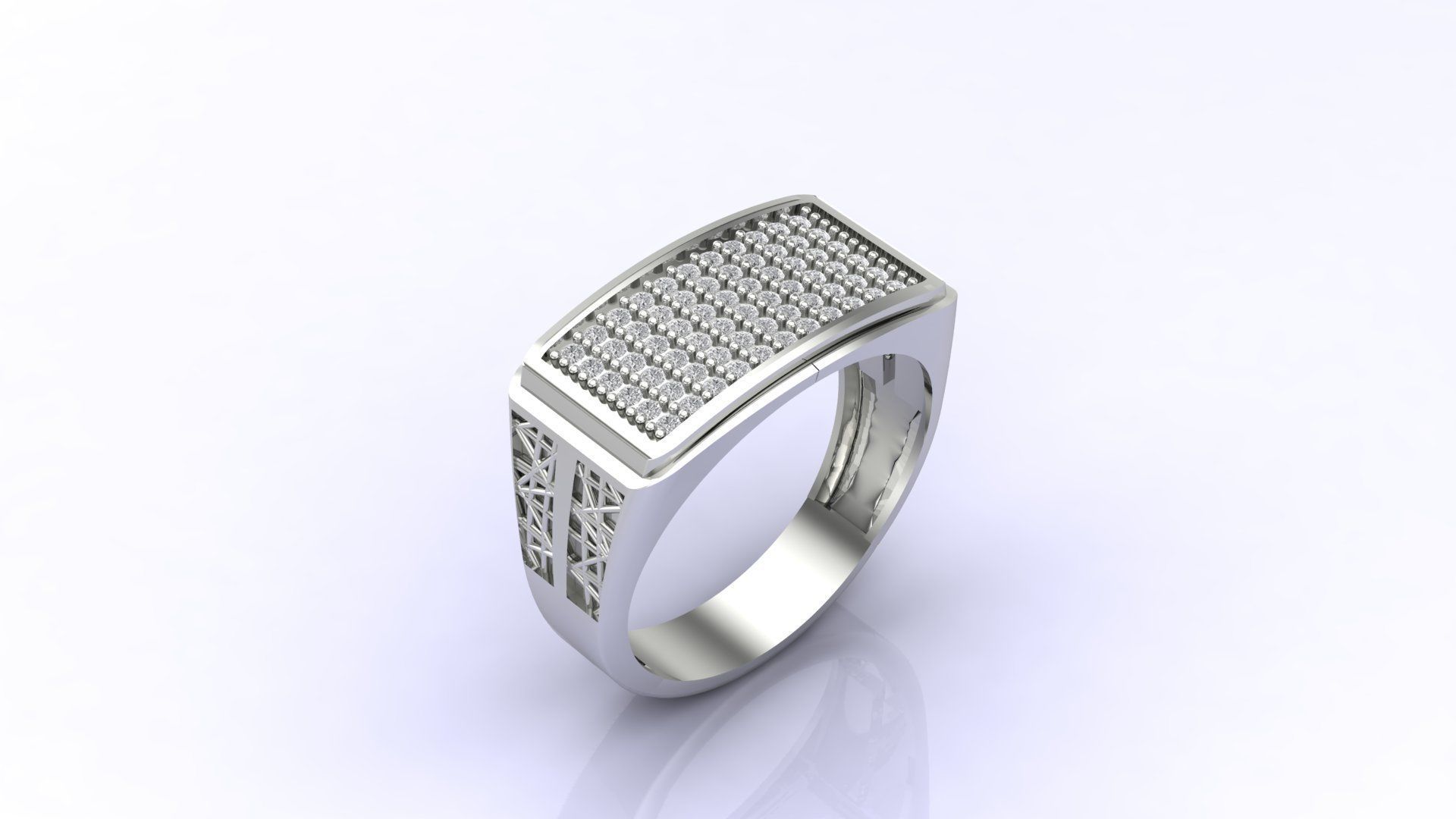 605 Gents Rings Models Bulk Collection STL 3DM Diamond Models 3D model ...