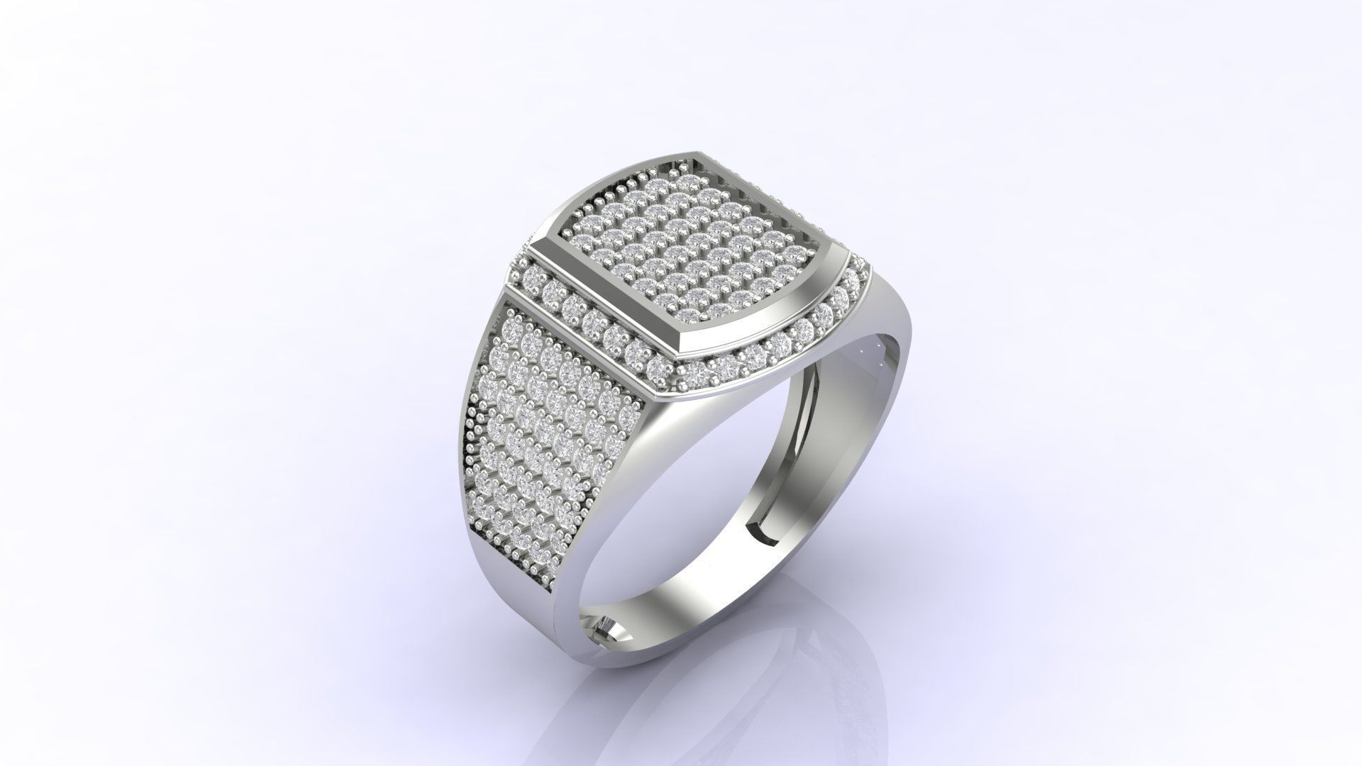 605 Gents Rings Models Bulk Collection STL 3DM Diamond Models 3D model ...