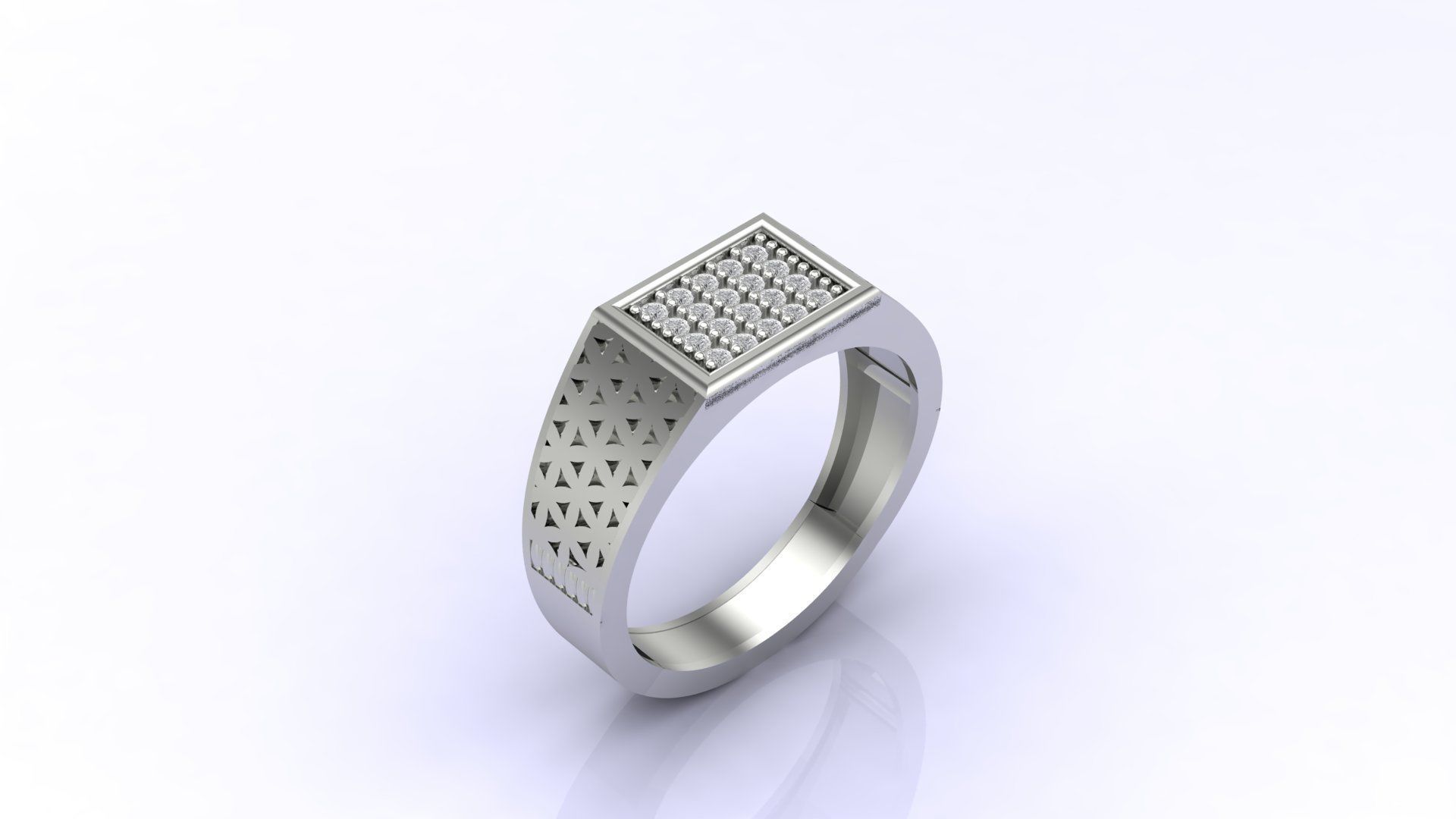 605 Gents Rings Models Bulk Collection STL 3DM Diamond Models 3D model ...