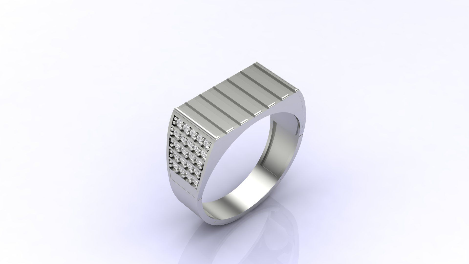 605 Gents Rings Models Bulk Collection STL 3DM Diamond Models 3D model ...