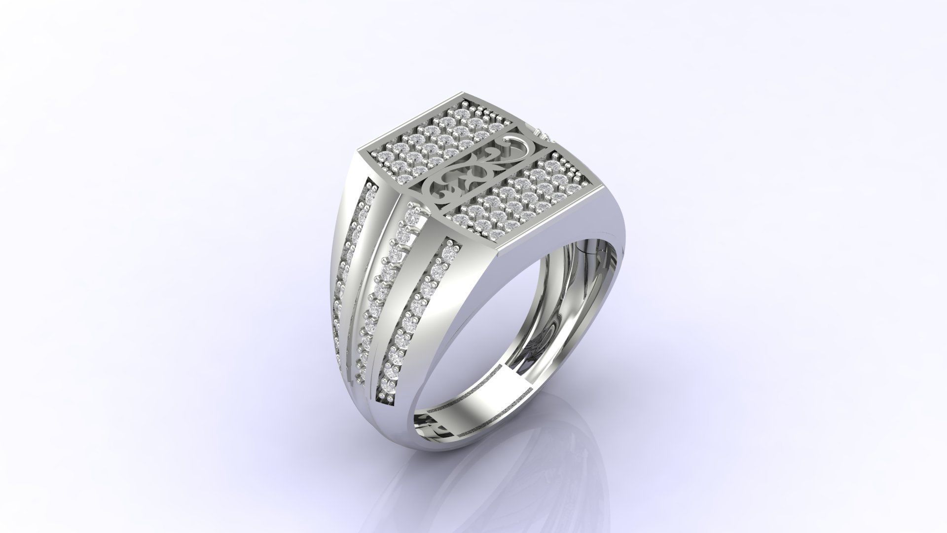 605 Gents Rings Models Bulk Collection STL 3DM Diamond Models 3D model 3D printable | CGTrader